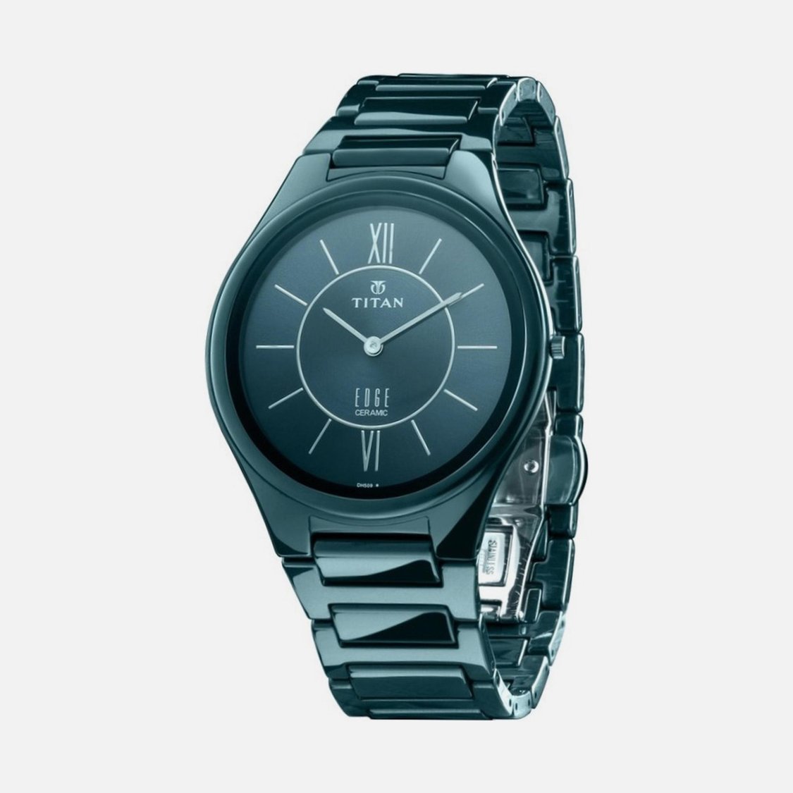Buy TITAN Men Edge Slimmest Ceramic Analog Watch - 1696QC03 from Titan ...