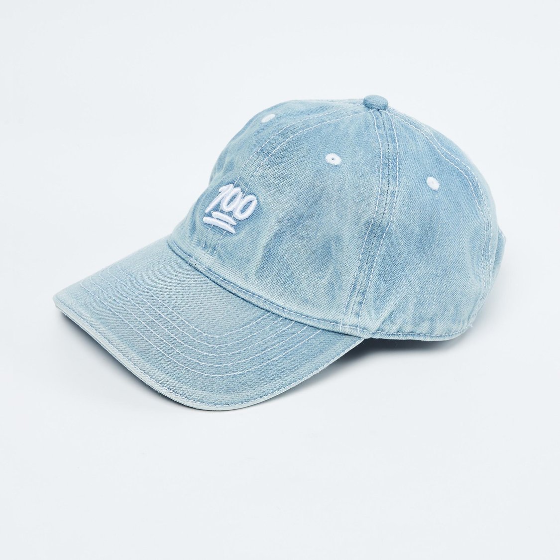 Buy FORCA Men Washed Denim Baseball Cap from Forca at just INR 699.0