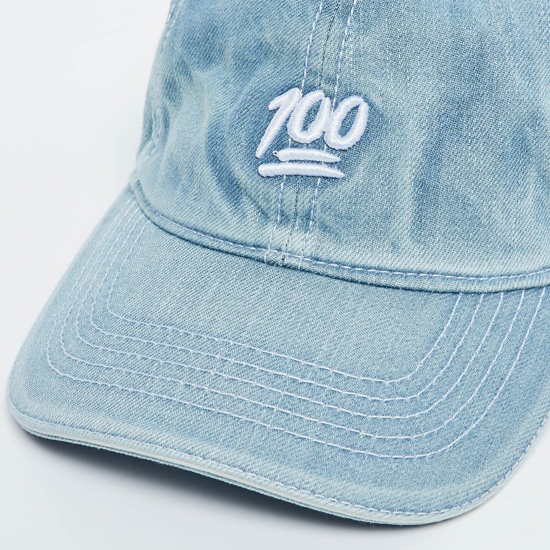 Buy FORCA Men Washed Denim Baseball Cap from Forca at just INR 699.0