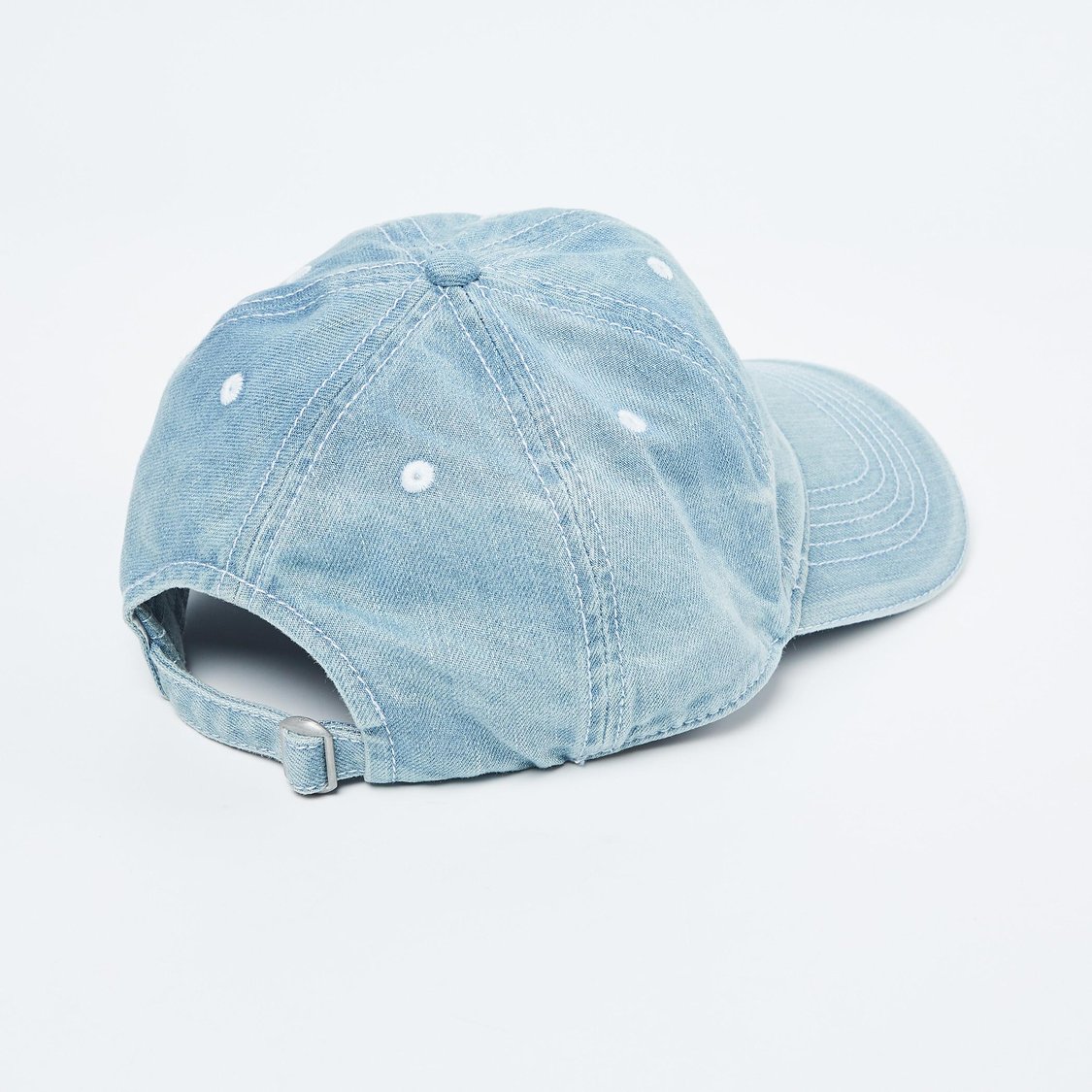 Buy FORCA Men Washed Denim Baseball Cap from Forca at just INR 699.0