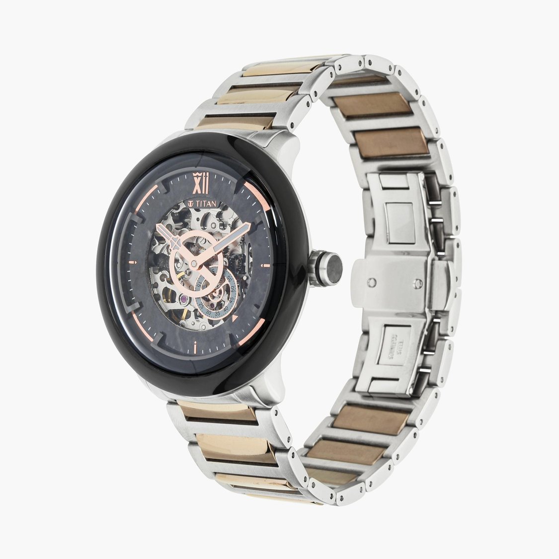 Buy TITAN Grand Master II Men Automatic Watch - 1848KM01 from Titan at ...