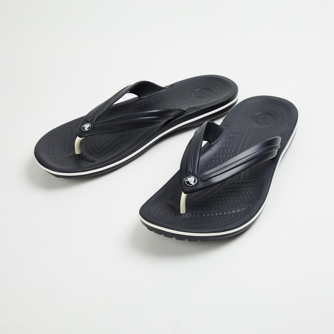 Buy CROCS Men Solid V-Strap Flip Flops from Crocs at just INR 2495.0