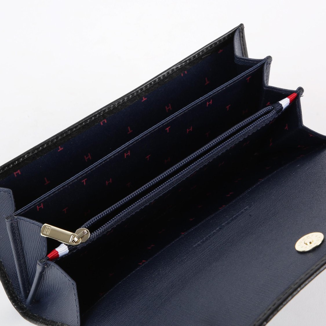 Buy TOMMY HILFIGER Women Textured Flap-Closure Wallet from Tommy ...