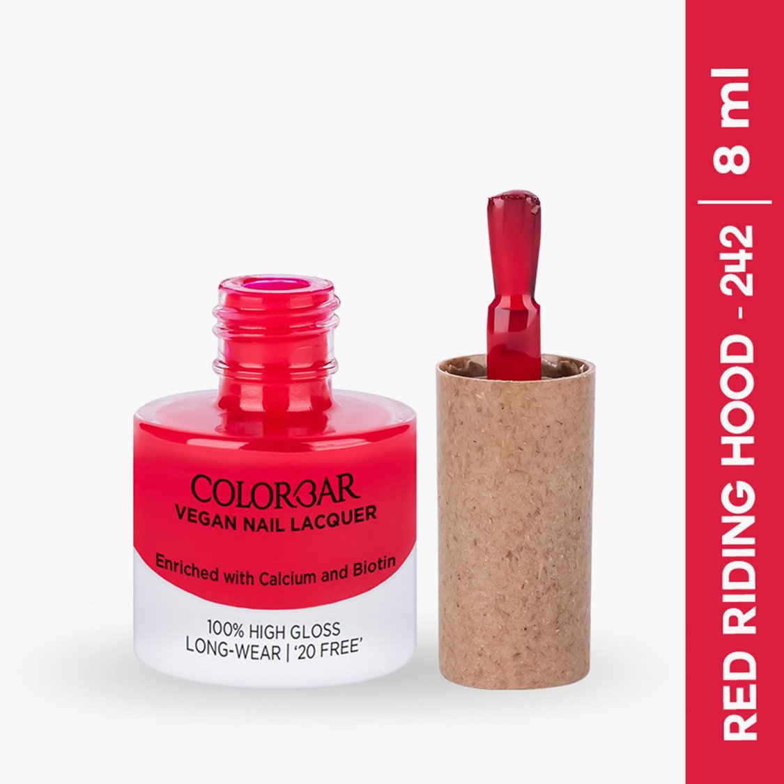Buy COLORBAR High Gloss Nail Enamel - Red Riding Hood 242 - 8ml from ...