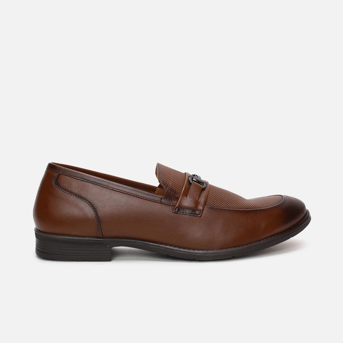 Buy CODE Men Textured Slip-On Formal Shoes from CODE at just INR 1799.0