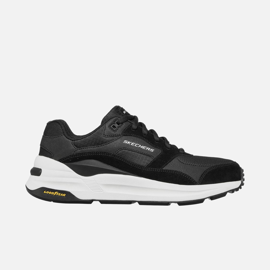 Buy SKECHERS Men Solid Goodyear Sole Lace-Up Shoes from Skechers at ...