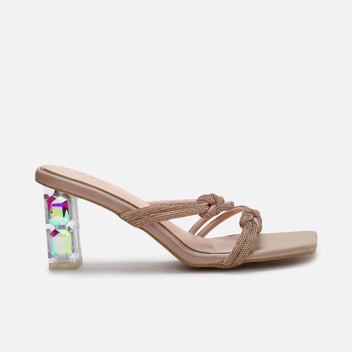 Buy CODE Women Embellished Block Heel Sandals from CODE at just INR 2999.0