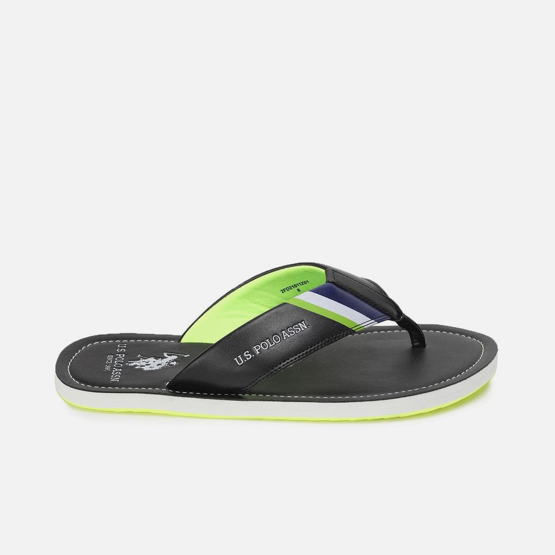 Buy U.S. POLO ASSN. Men Striped Flip-Flops from U.S. POLO ASSN. at just ...