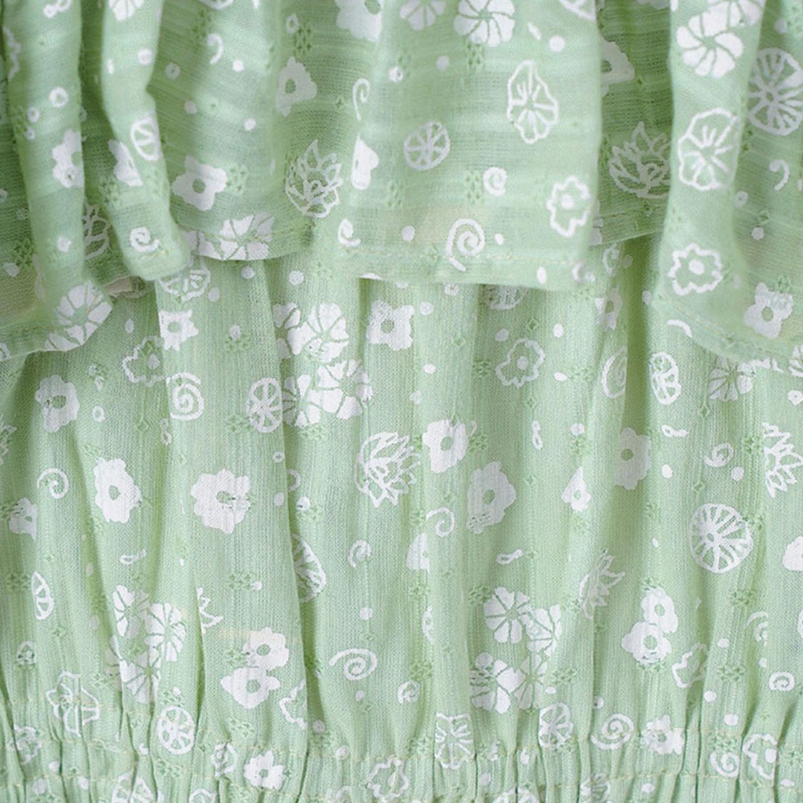 Buy ED-A-MAMMA Girls Printed Ruffled Fit and Flare Dress from Ed-A ...