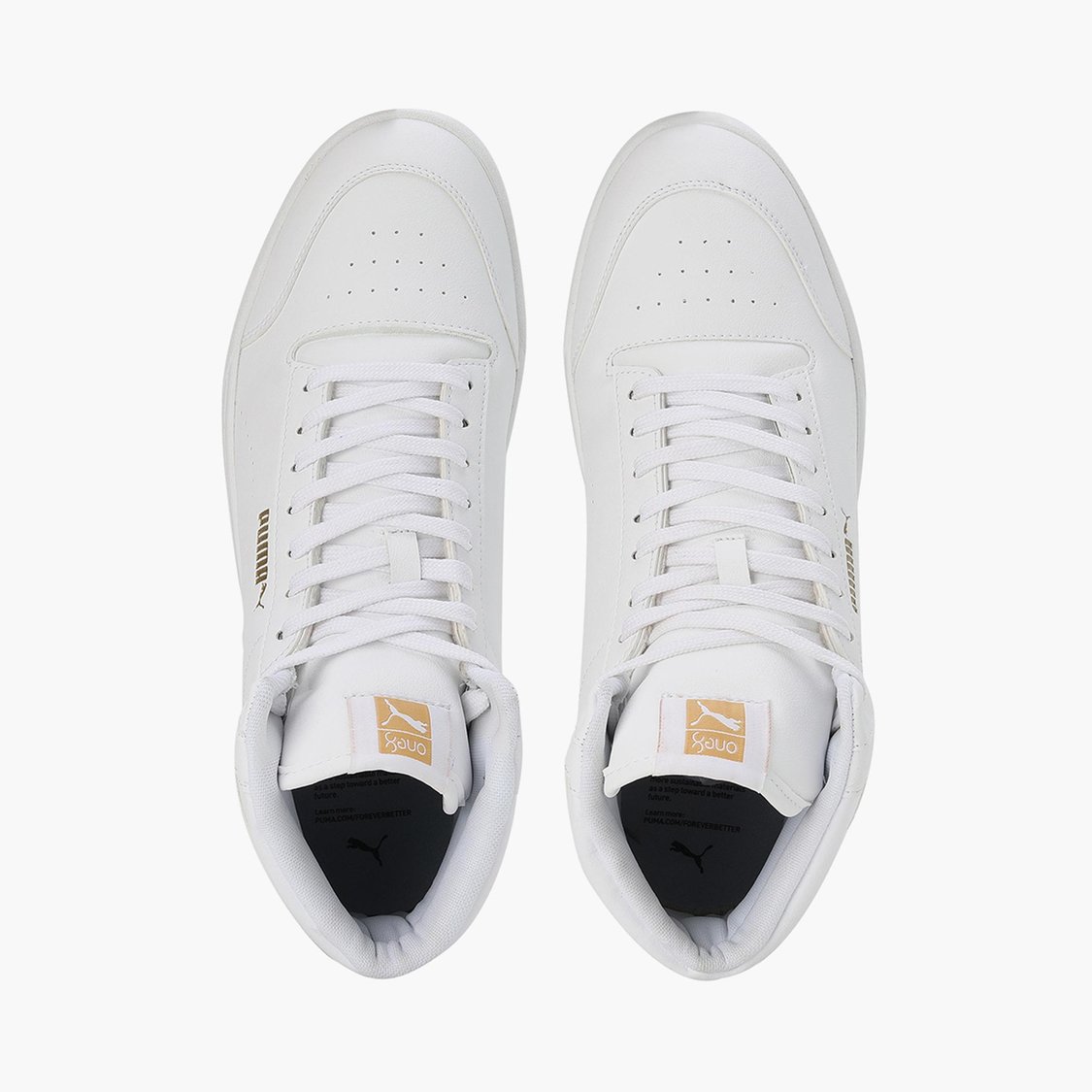 Buy PUMA x One8 Men Solid High-Top Lace-Up Sneakers from PUMA at just ...