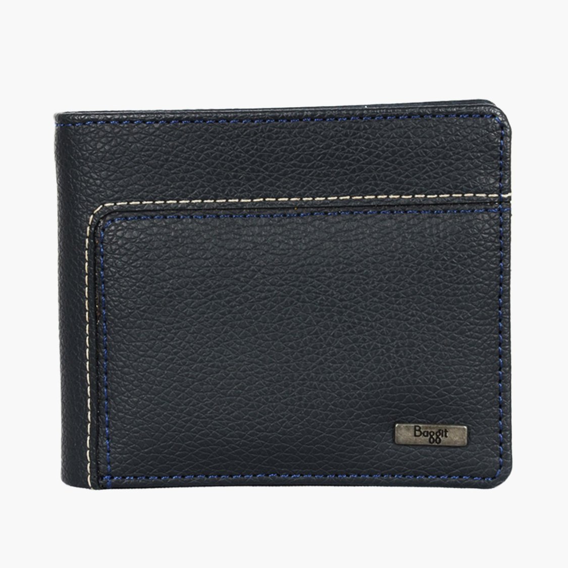 Buy BAGGIT Men Textured Faux Leather Single Fold Wallet from Baggit at ...