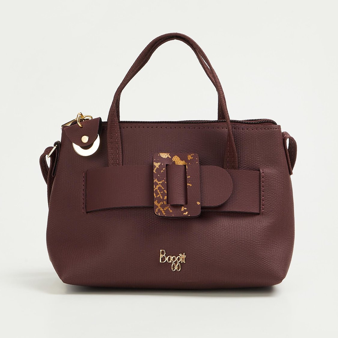 Buy BAGGIT Women Solid Zip Closure Handheld Bag from Baggit at just INR ...