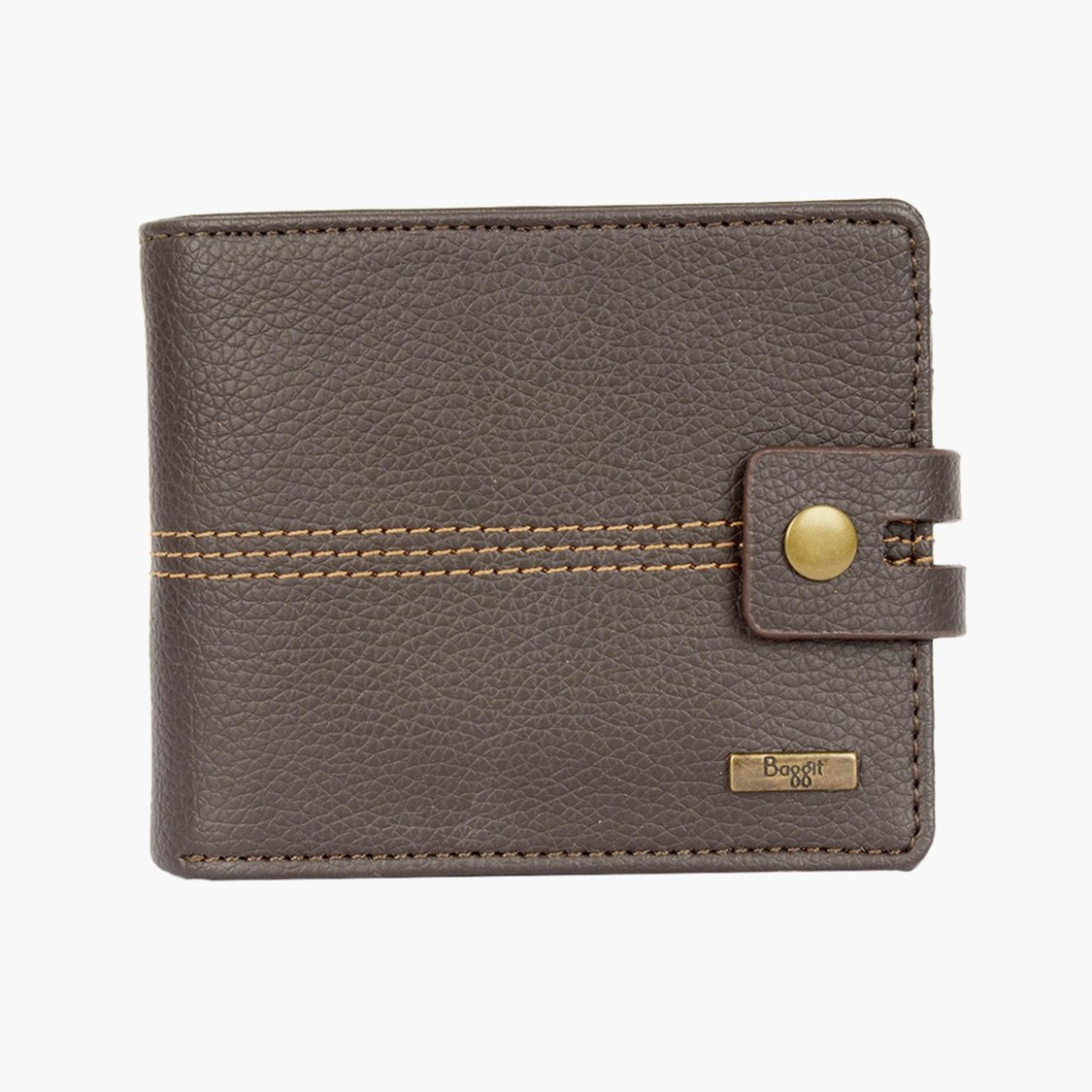 Buy BAGGIT Men Solid Faux-Leather Single Old Wallet from Baggit at just ...