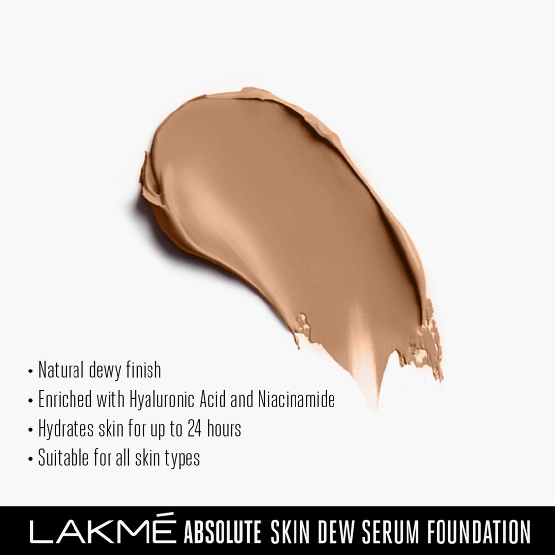Buy LAKME ABSOLUTE Skin Dew Serum Foundation Neutral Almond - 30g from ...