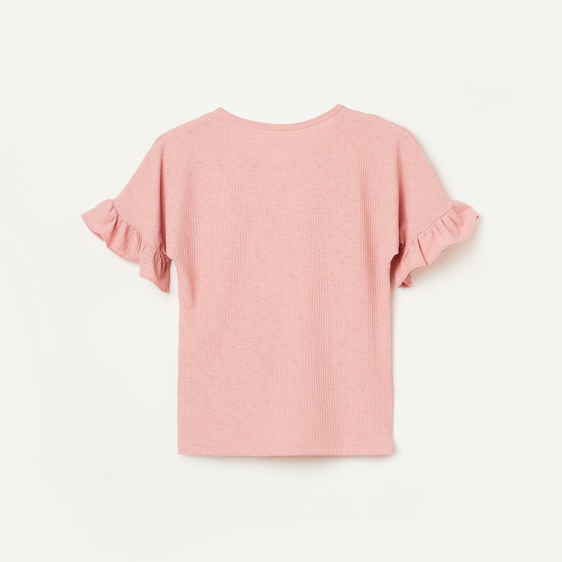 Buy TINY GIRL Textured Flutter Sleeves Top from Tiny Girl at just INR ...