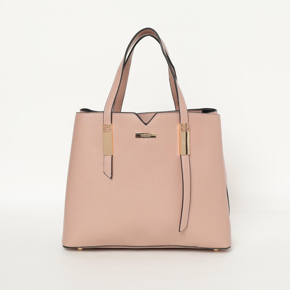 Buy CODE Women Solid Tote Handbag from CODE at just INR 2599.0