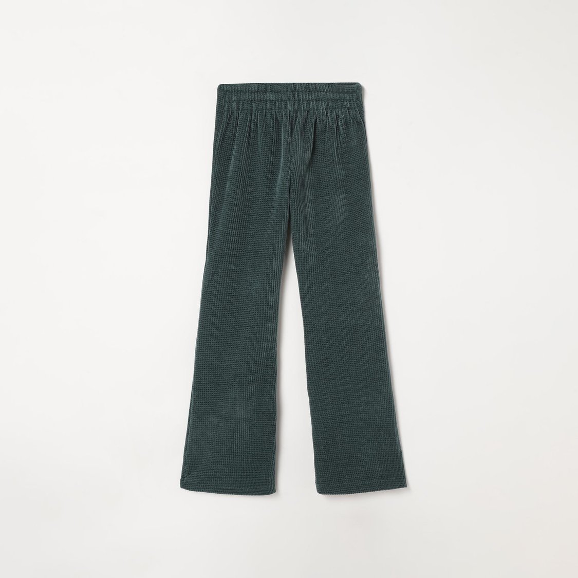 Buy TINY GIRL Textured Elasticated Waist Bell Bottom Trousers from Tiny ...