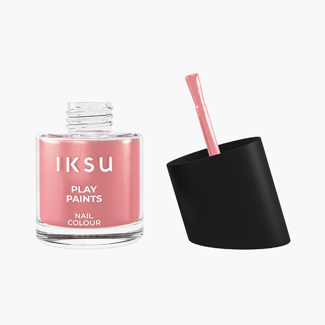 Buy IKSU Play Paints Nail Colour Glitter Blush - 8ml from Iksu at just ...