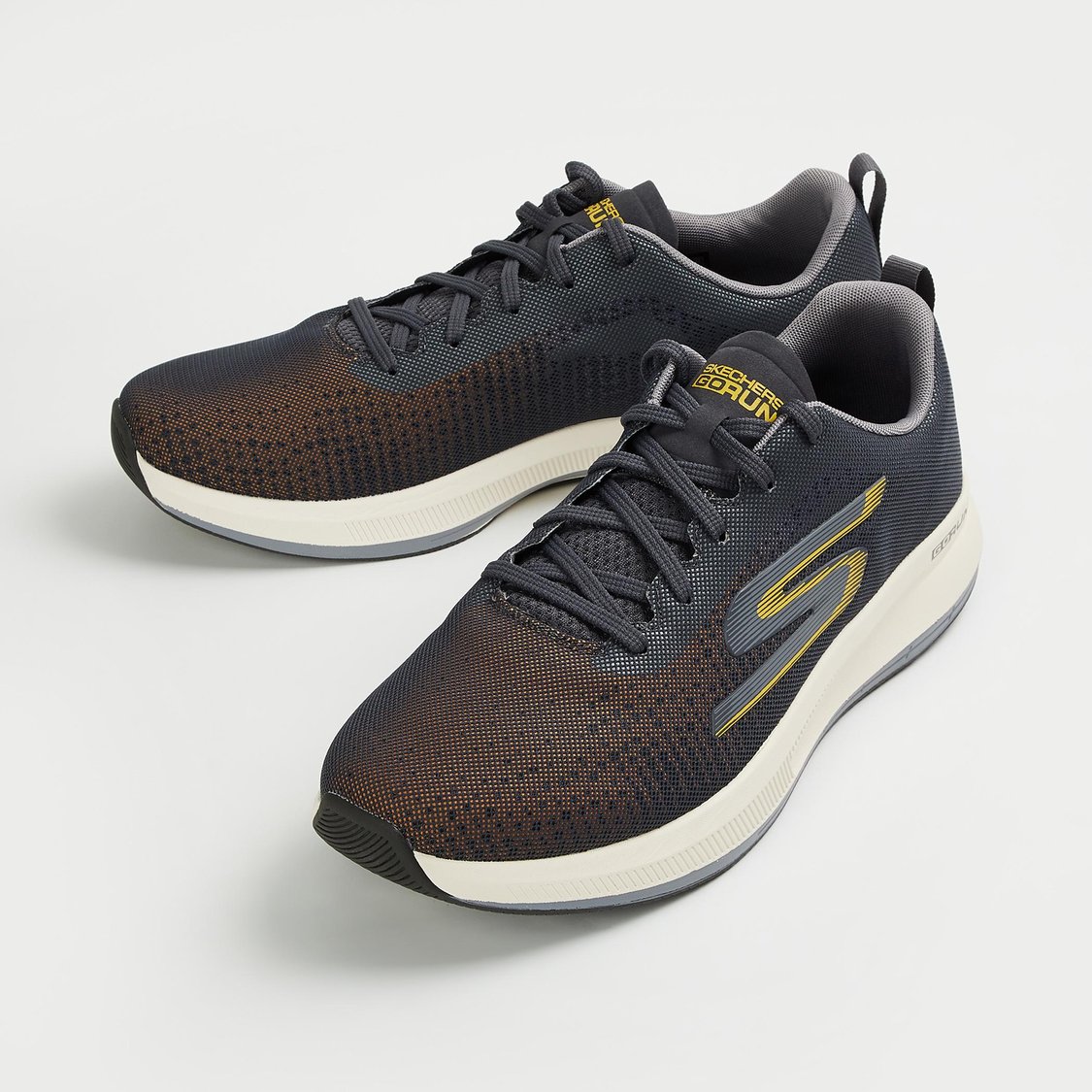 Buy SKECHERS Men Textured Goodyear Sole Lace-Up Shoes from Skechers at ...