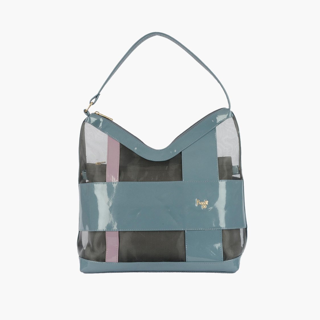 Buy BAGGIT Women Colourblcoked Zip Closure Shoulder Bag from Baggit at ...