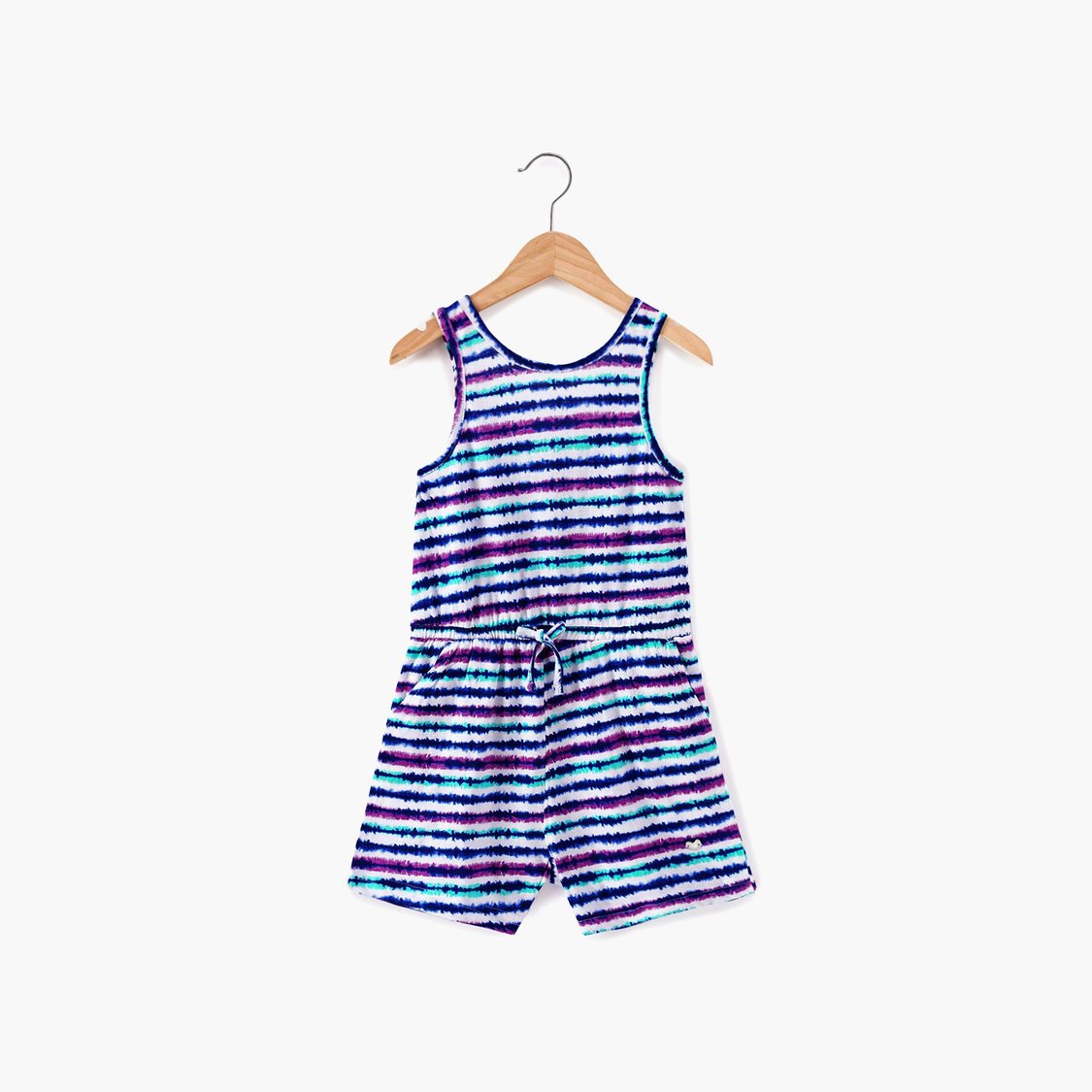 Buy ED-A-MAMMA Girls Striped Sleeveless Playsuit from Ed-A-Mamma at ...