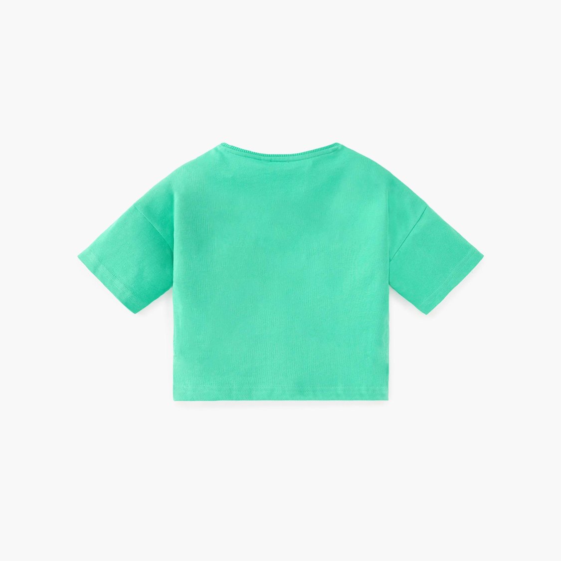 Buy ED-A-MAMMA Girls Typographic Printed Half Sleeves T-shirt from Ed-A ...