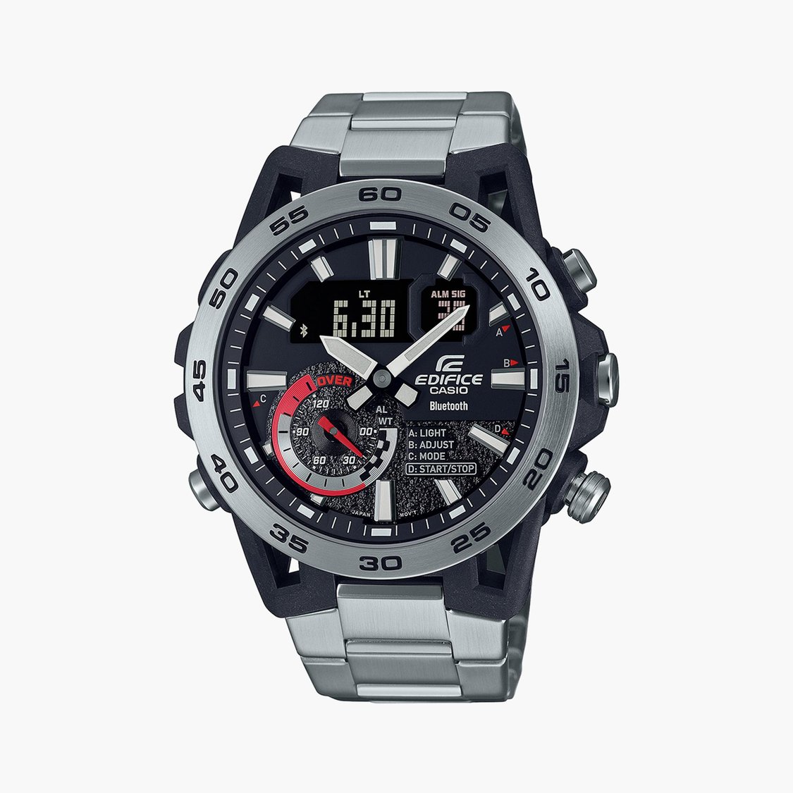 Buy CASIO Edifice Men Round Analog Digital Watch with Metal Strap ...