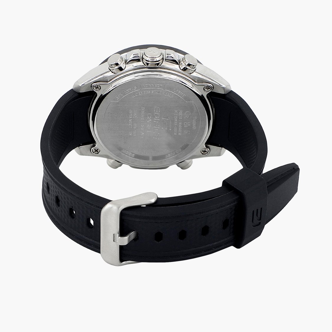 Buy CASIO EDIFICE Men Round Chronograph Watch with Resin Strap - EX553 ...