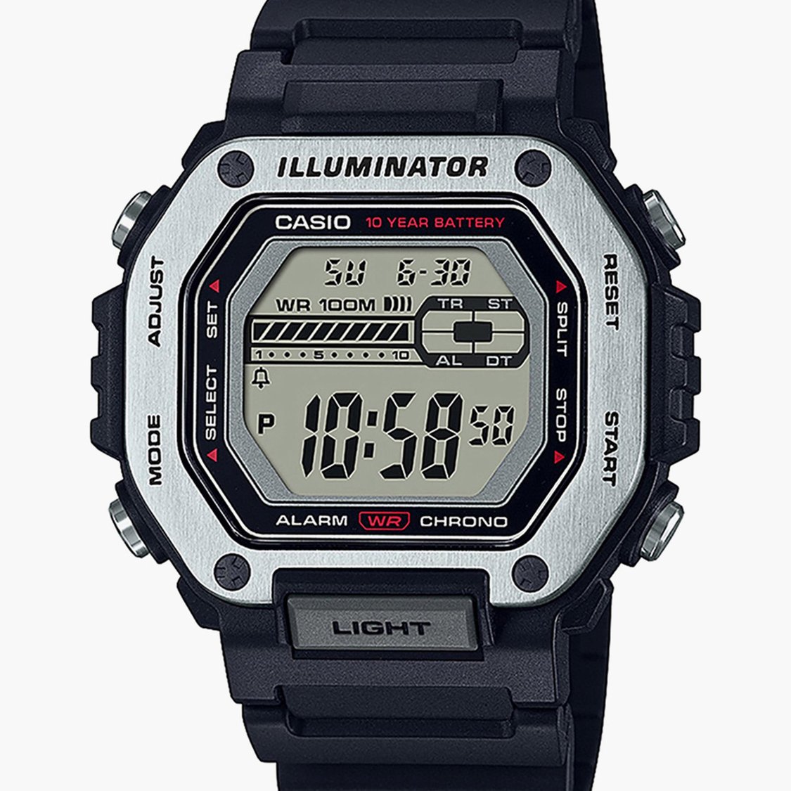 Buy CASIO Youth Men Octagonal Digital Watch with Resin Strap - D300 ...