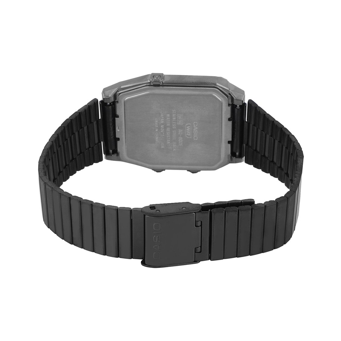 Buy CASIO Men Rectangular Analog-Digital Watch with Metal Strap - D304 ...