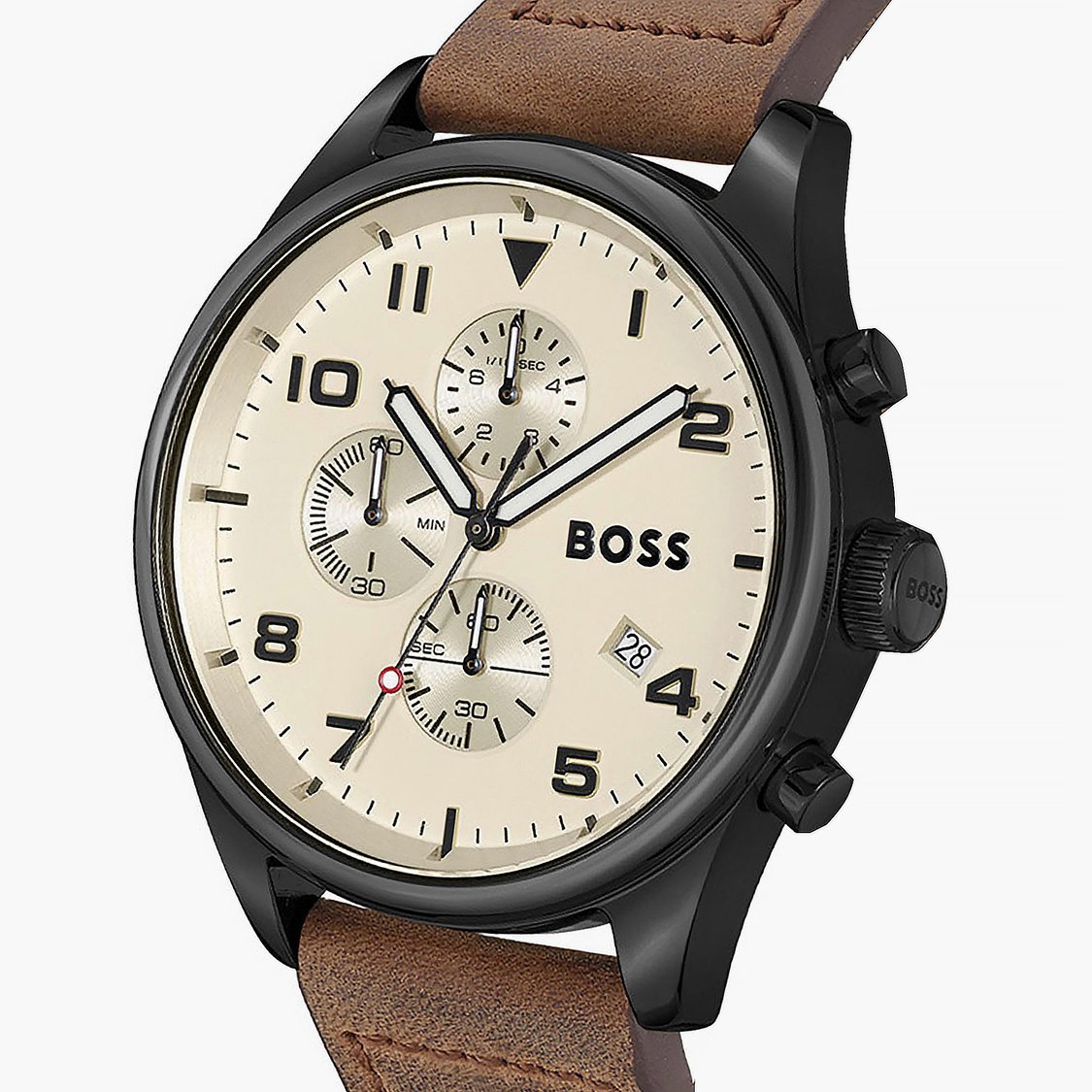Buy HUGO BOSS View Men Round Chronograph Watch - 1513990 from Boss at ...