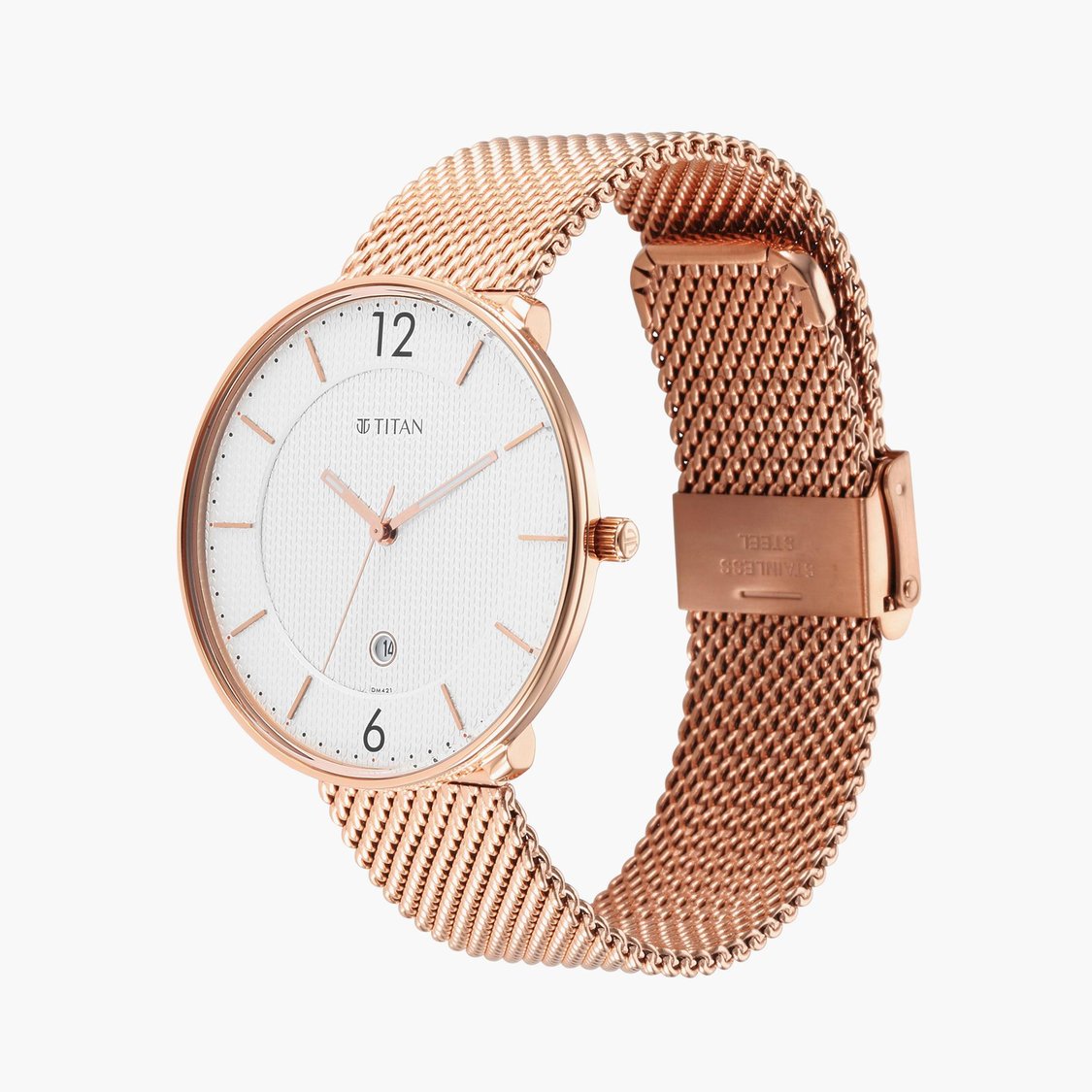 Buy TITAN Men Mesh Strap Analog Watch - 1849WM01 from Titan at just INR ...