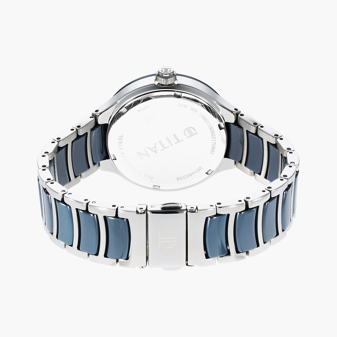 Buy TITAN Men Chronograph Watch with Stainless Steel and Ceramic Strap ...