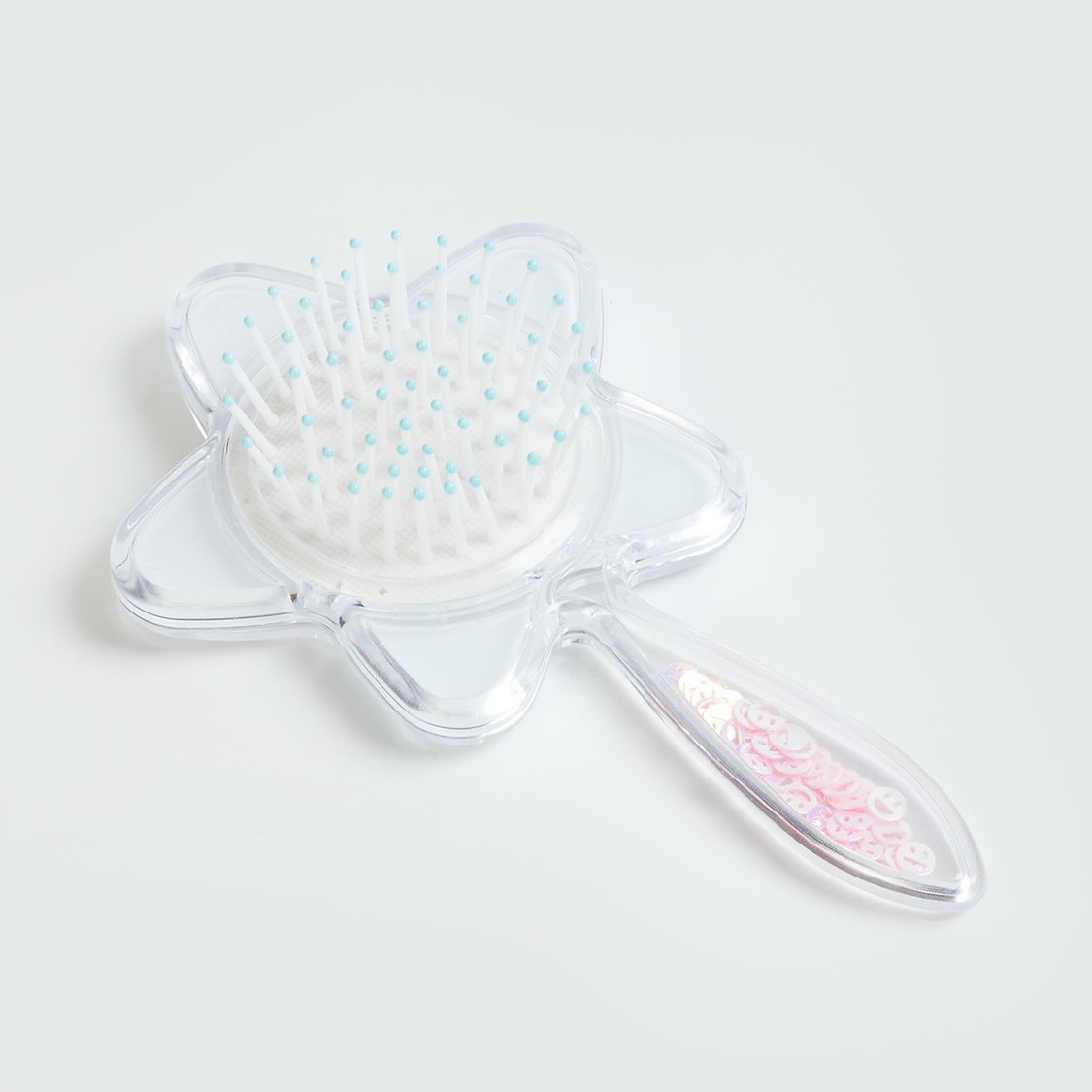 Buy FAME FOREVER Girls Star-Shaped Hair Brush with Smiley Confetti from ...