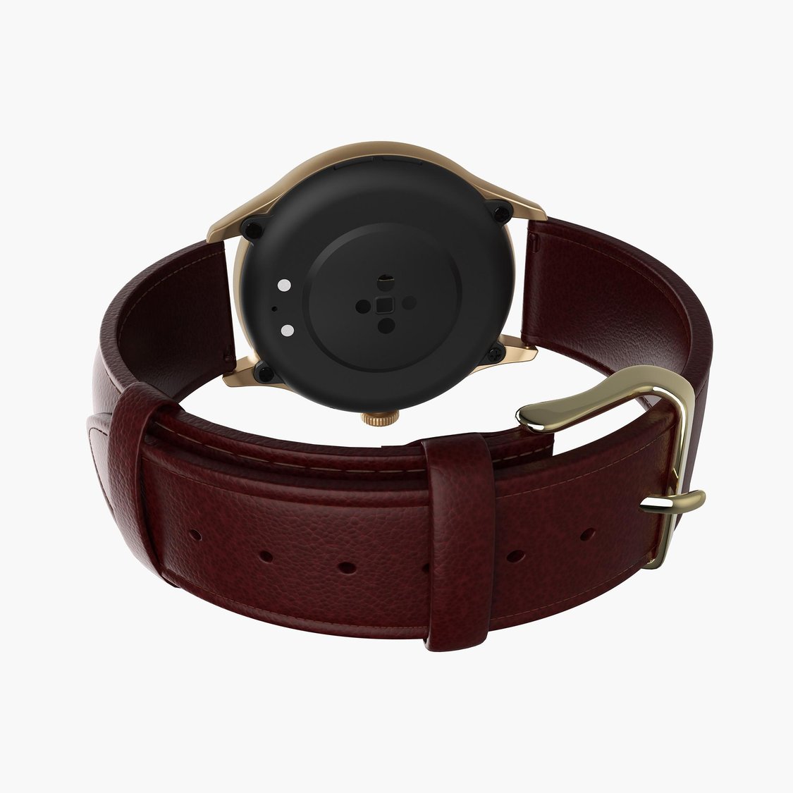 Buy TITAN Evoke Unisex Digital Smart Watch with Leather Strap ...