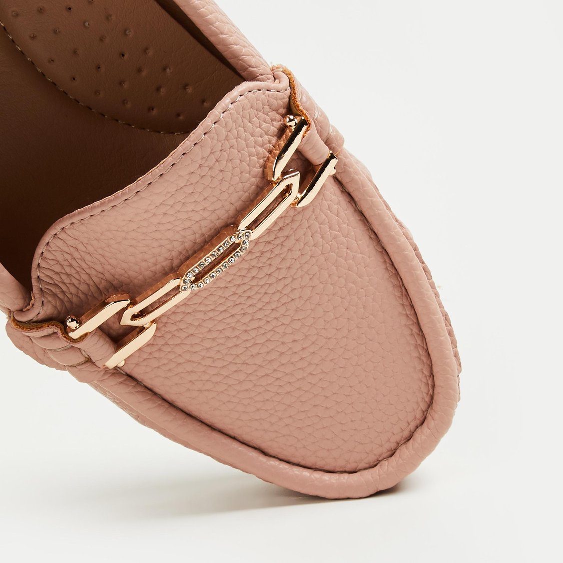 Buy GINGER Women Embellished Slip-On Loafers from Ginger at just INR 1999.0