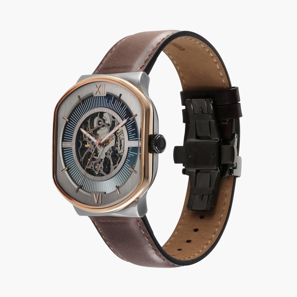 Buy TITAN Men Skeleton Automatic Watch with Leather Strap - 1893KL01 ...