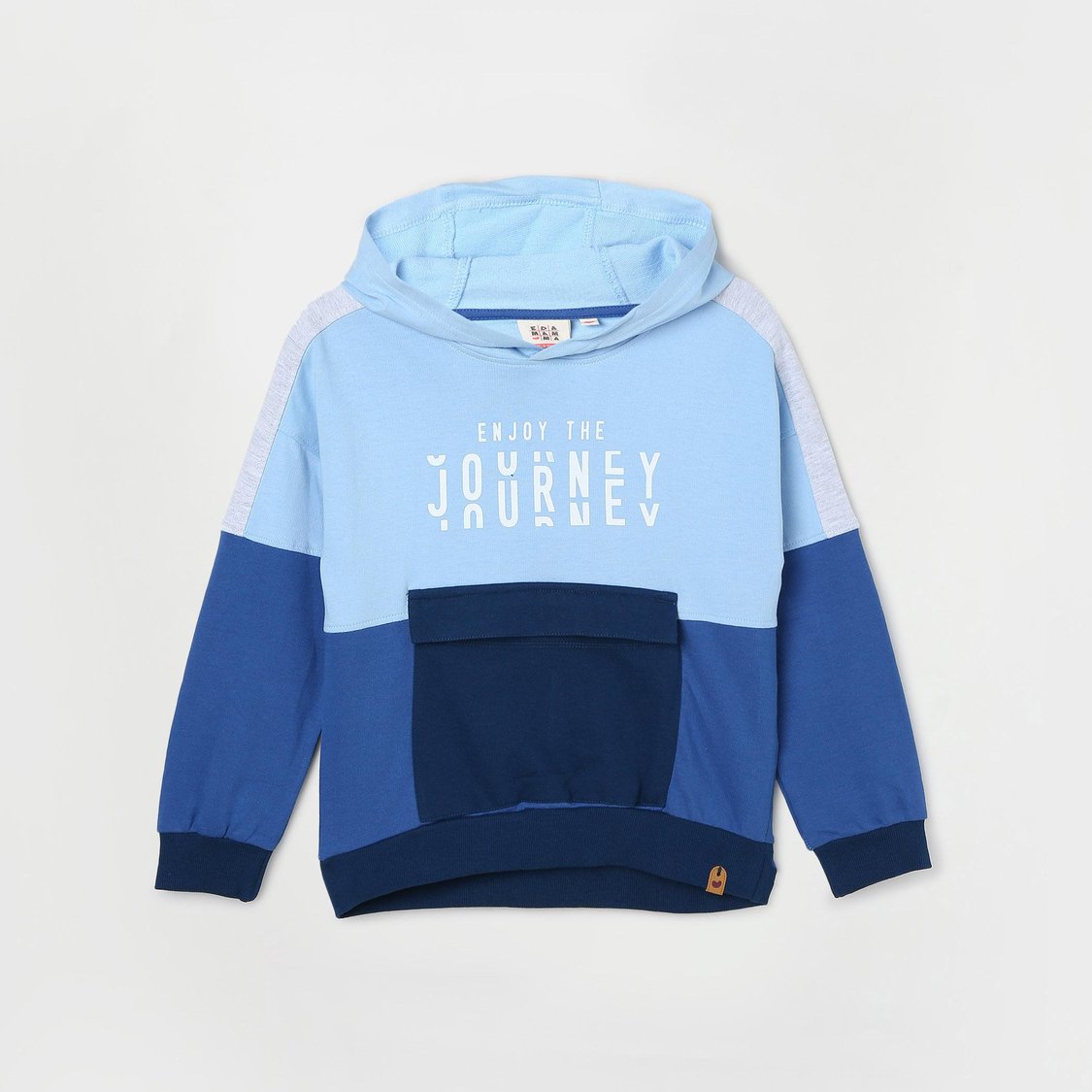 Buy ED-A-MAMMA Boys Colourblocked Hooded Sweatshirt from Ed-A-Mamma at ...
