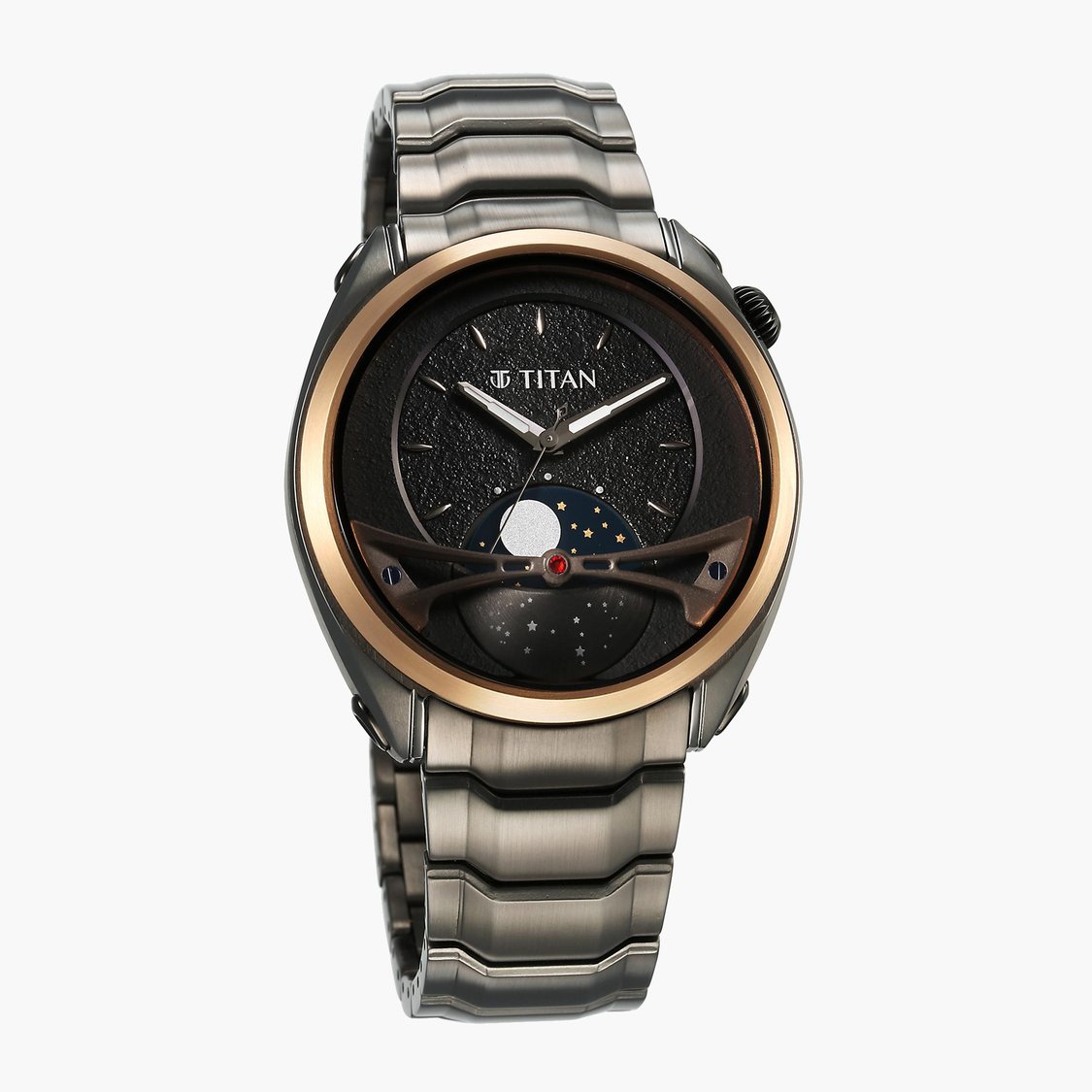 Buy TITAN Stellar Men Multifunction Watch with Metal Strap - 10010KM01 ...