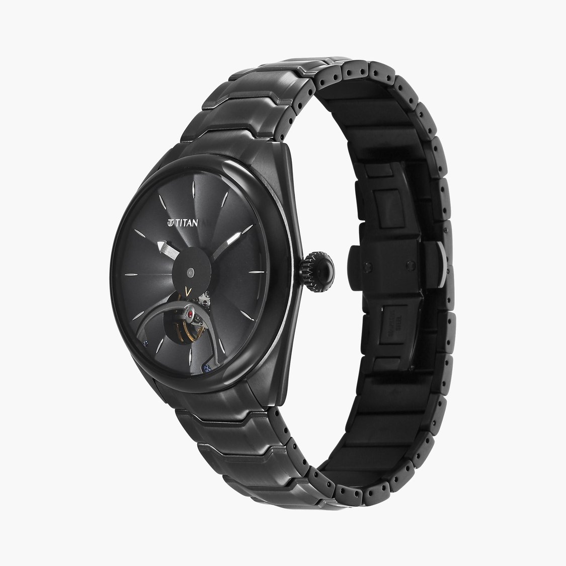 Buy TITAN Stellar Men Automatic Watch with Metal Strap - 10011NM01 from ...