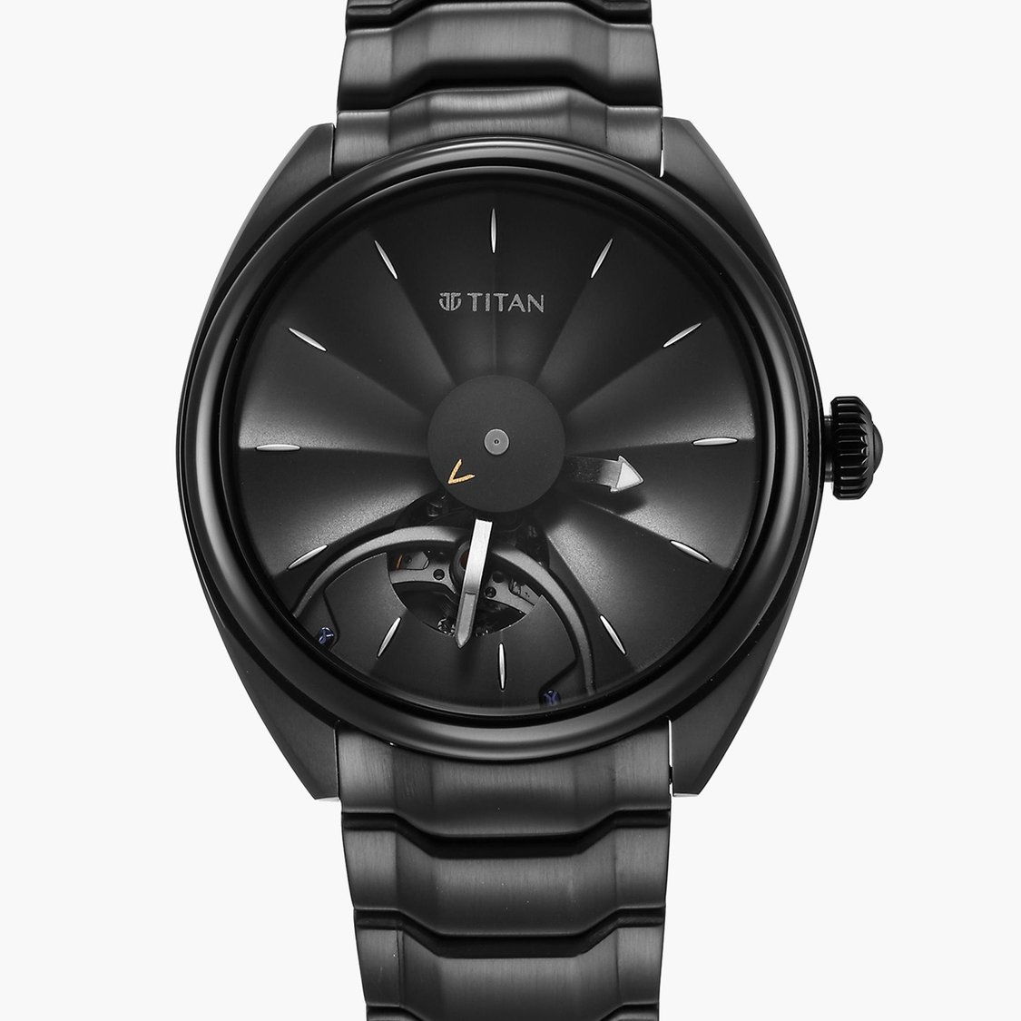 Buy TITAN Stellar Men Automatic Watch with Metal Strap - 10011NM01 from ...
