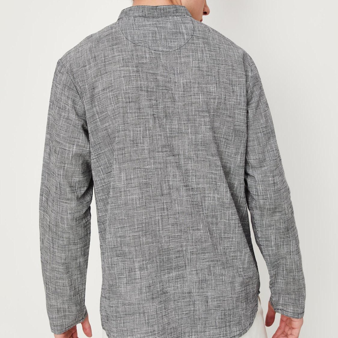 Buy Men Houndstooth Check Short Kurta Online at just Rs. 699.0 ...