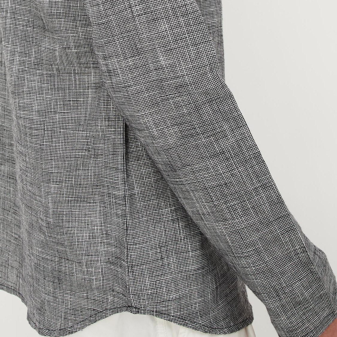 Buy Men Houndstooth Check Short Kurta Online at just Rs. 699.0 ...