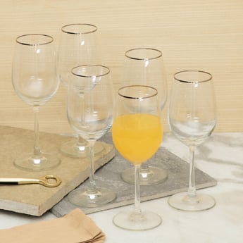 OCEAN 6-piece Solid Wine Glass set-425 ml
