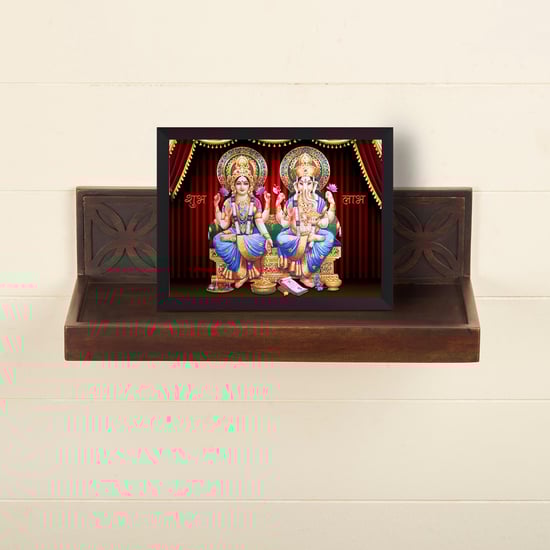 Divine Solid Wood Wall Pooja Mandir | Solid Wood