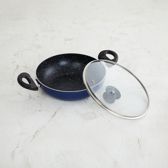 Delight Aneto 10Pcs Aluminium Non-Stick Cookware Set | Blue | Aluminium