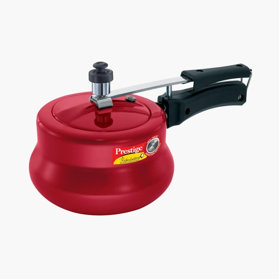PRESTIGE Nakshatra Plus Pressure Handi - 3l | Red | Aluminium