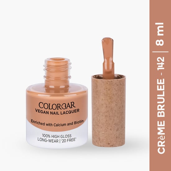 COLORBAR Vegan High Gloss Nail Lacquer Creme Brulee 142 8ml Creme Brulee 142