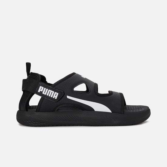 Puma black floaters store