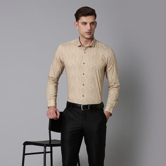 LOUIS PHILIPPE Men Printed Super Slim Fit Formal Shirt